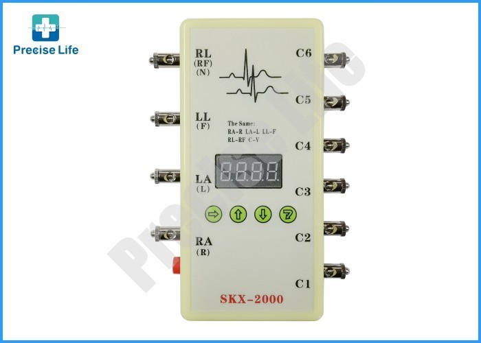 Sinyal Monitor Pasien Mesin Simulator Medis EKG Dengan simulator EKG ...